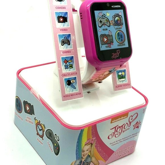 JoJo Siwa | Accessories | Jojo Siwa Interactive Kids Smart Watch Pink ...
